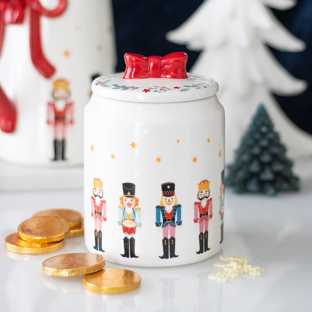 Christmas In July | Nutcracker Storage Jar
