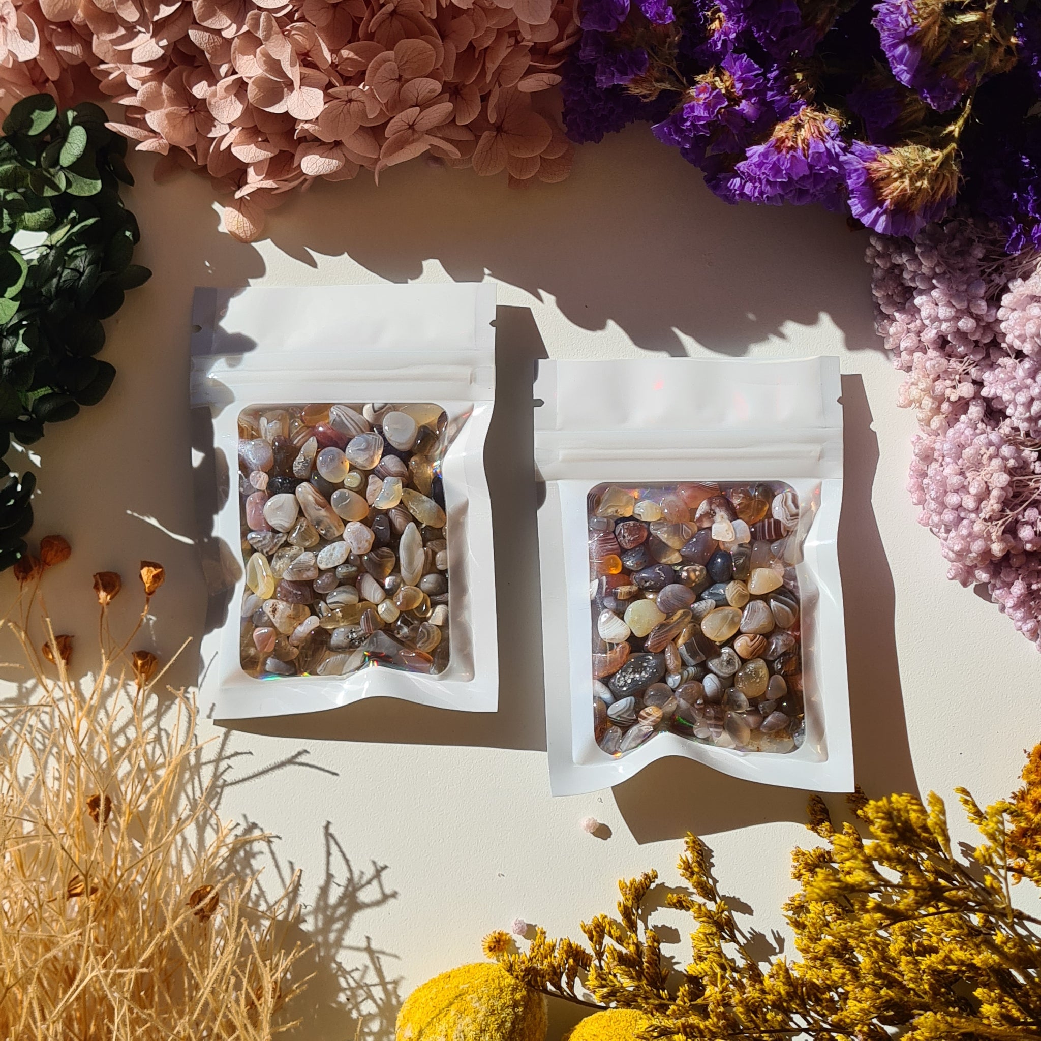 Botswana Agate Crystal Chips | Gentle Energy | 40 g